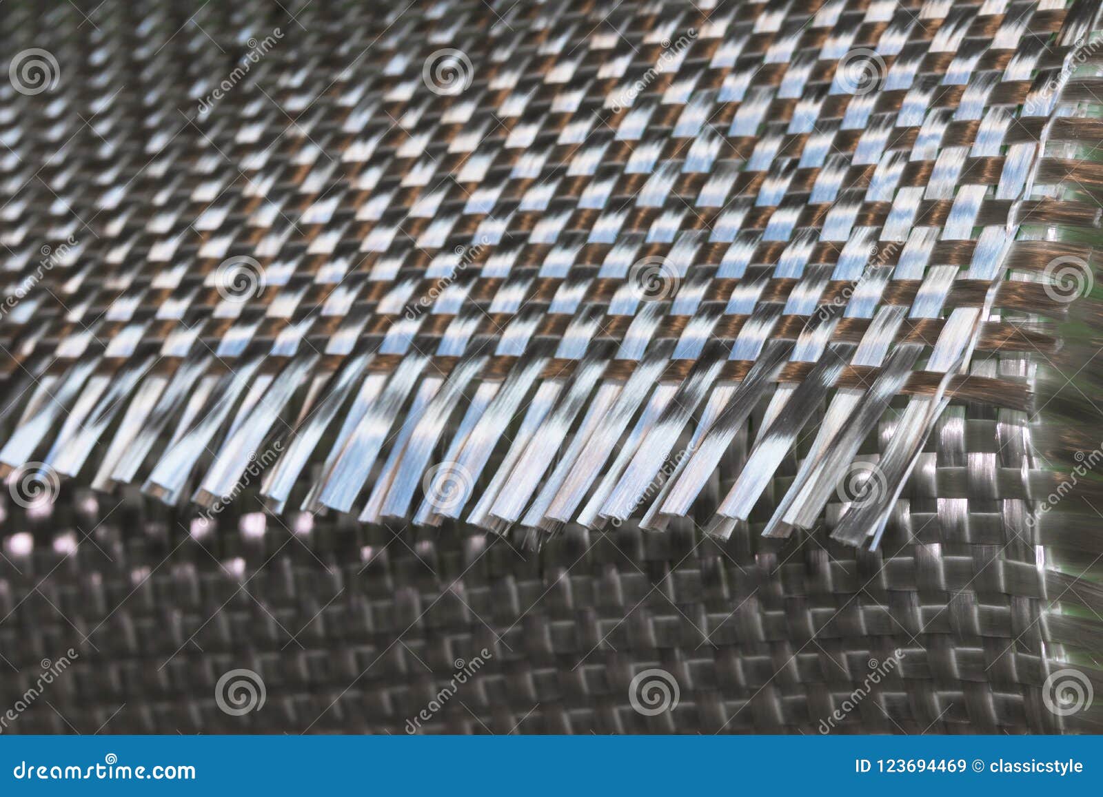 Fiberglass Fabric Composite Roll Material Stock Image - Image of knit ...