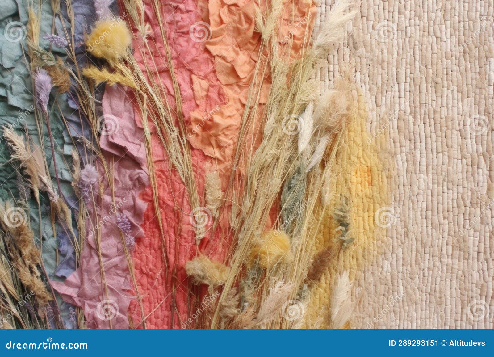 Fibers and Grains on Handmade Recycled Paper Stock Image - Image of ...