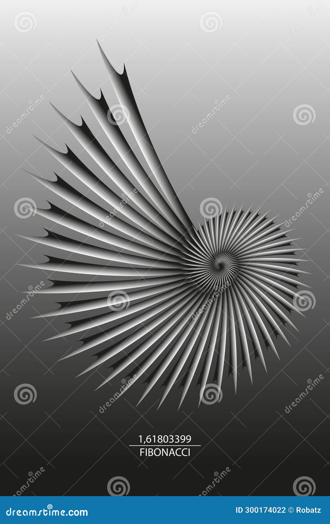 Fibonacci Sequence, Golden Spiral Background Cartoon Vector ... Fibonacci Sequence, Golden Spiral Background Cartoon Vector ...