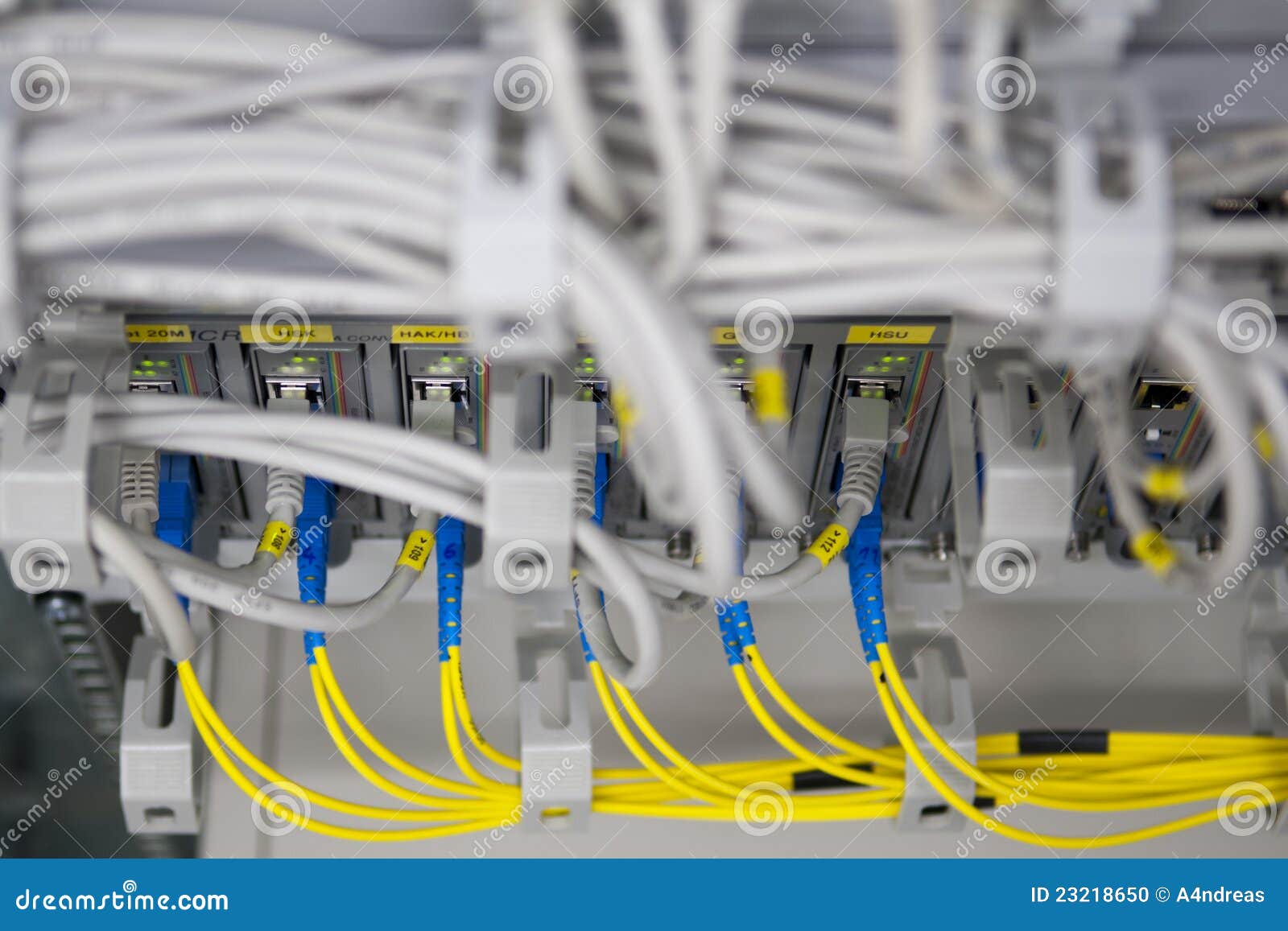 Fibre Channel To Ethernet Converter Stock Photo - Image of fibre ...