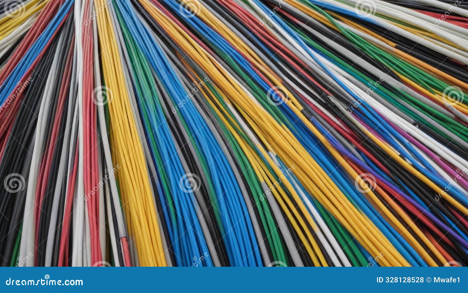 Fibre Colorful Abstract Cable Technology Datum Communication Bright ...