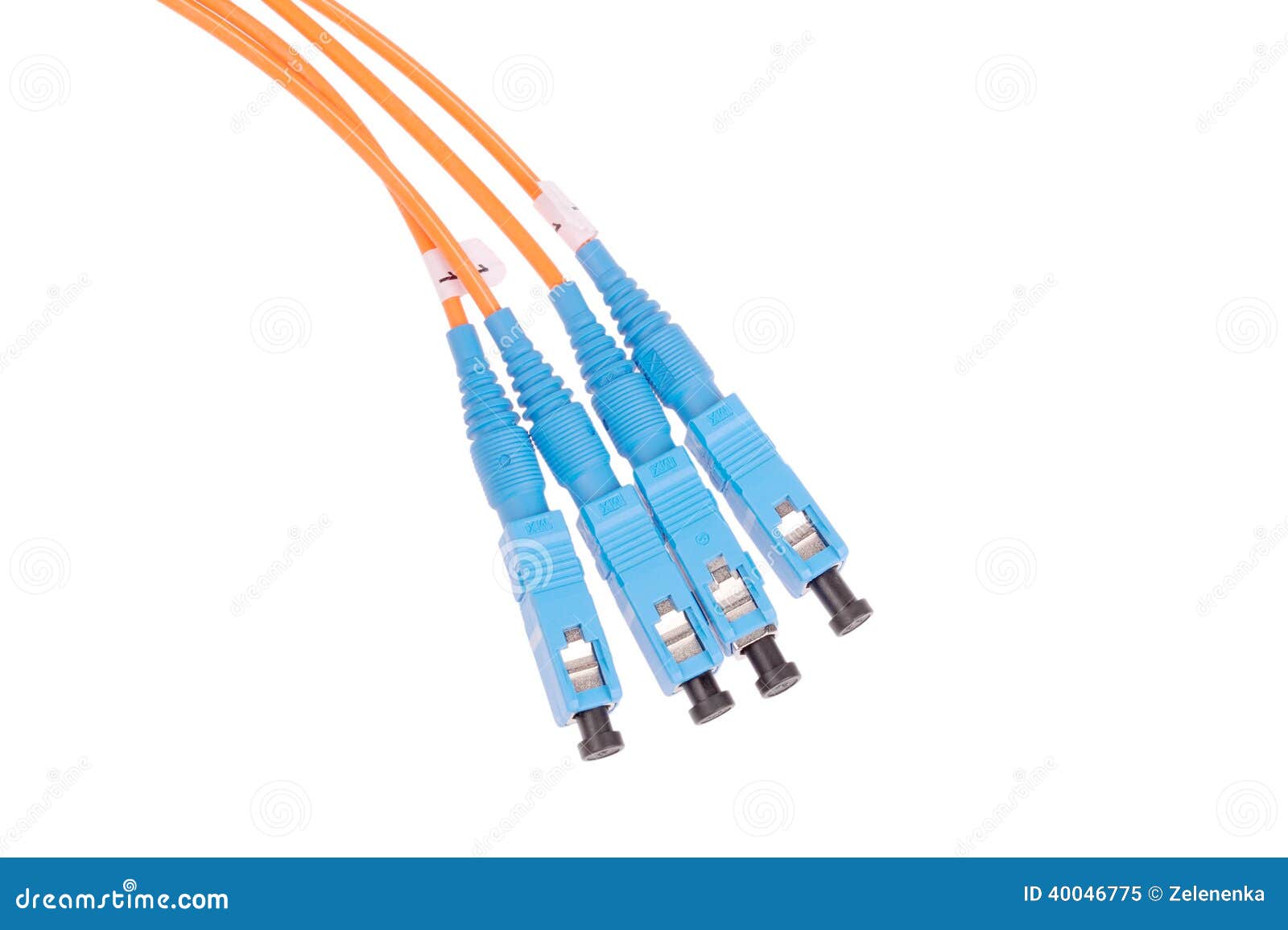 Fibre Optic Network Cables stock image. Image of computers - 40046775