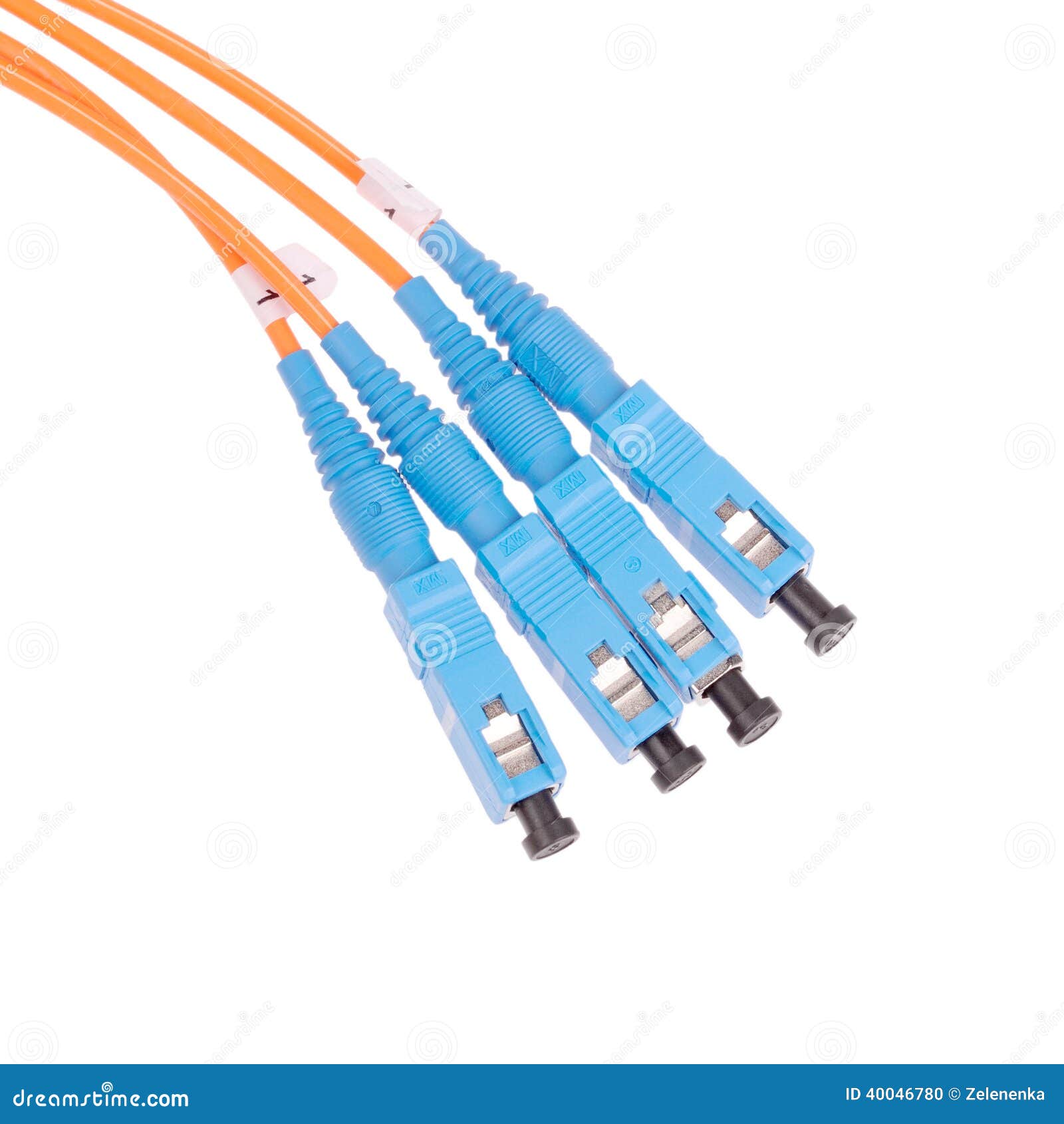 Fibre Optic Network Cables stock photo. Image of computers - 40046780