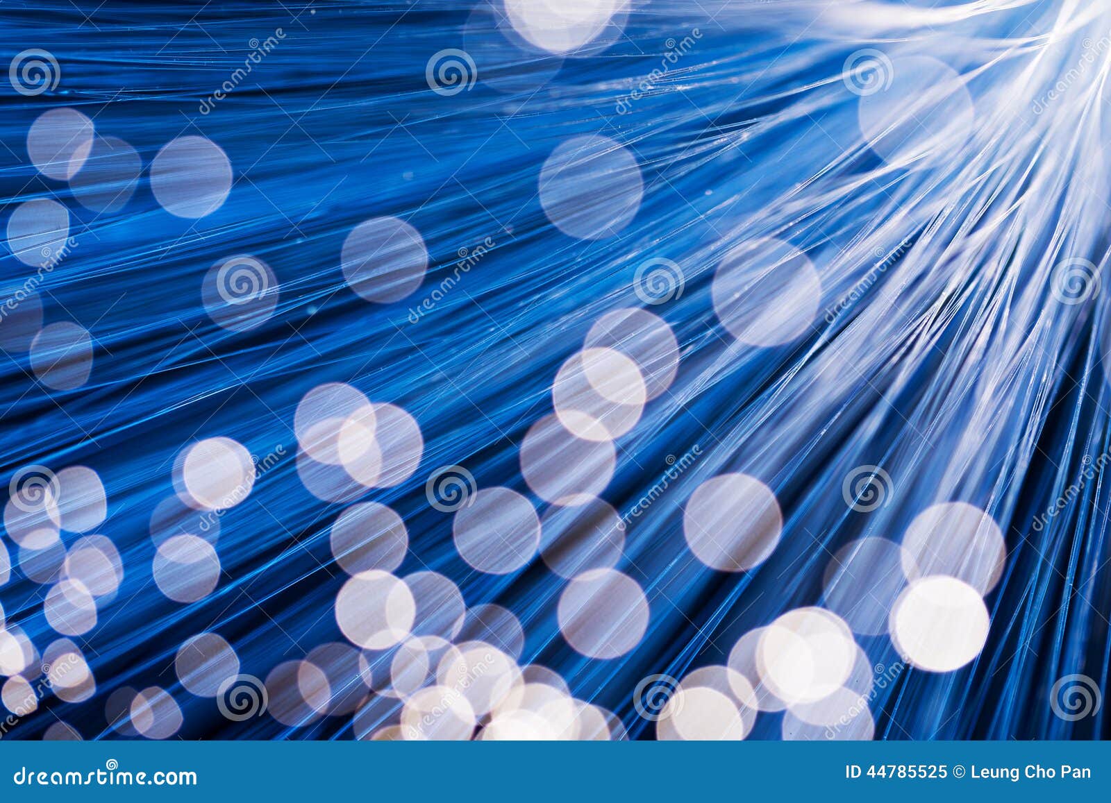 Fibre optical in blue stock image. Image of equipment - 44785525