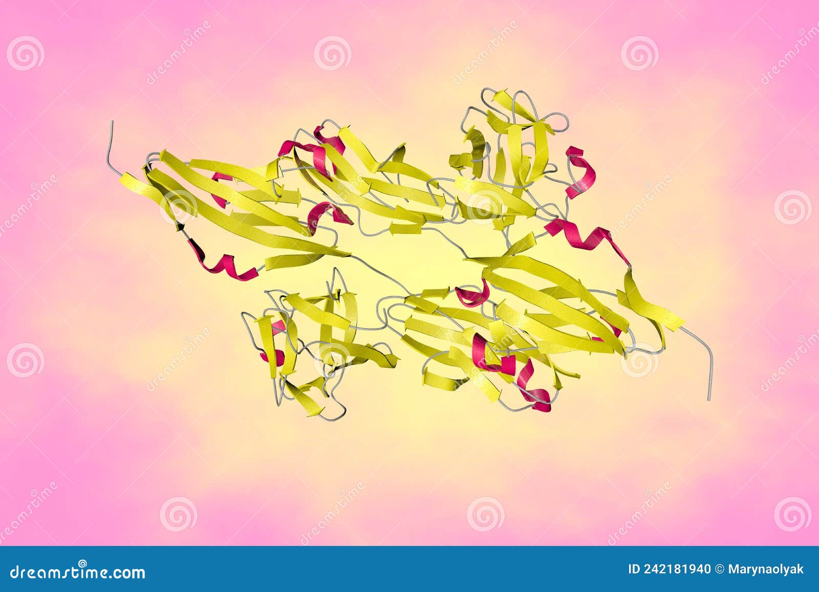 Crystal Structure of Fibroblast Growth Factor 1 (FGF1) in Complex with ...