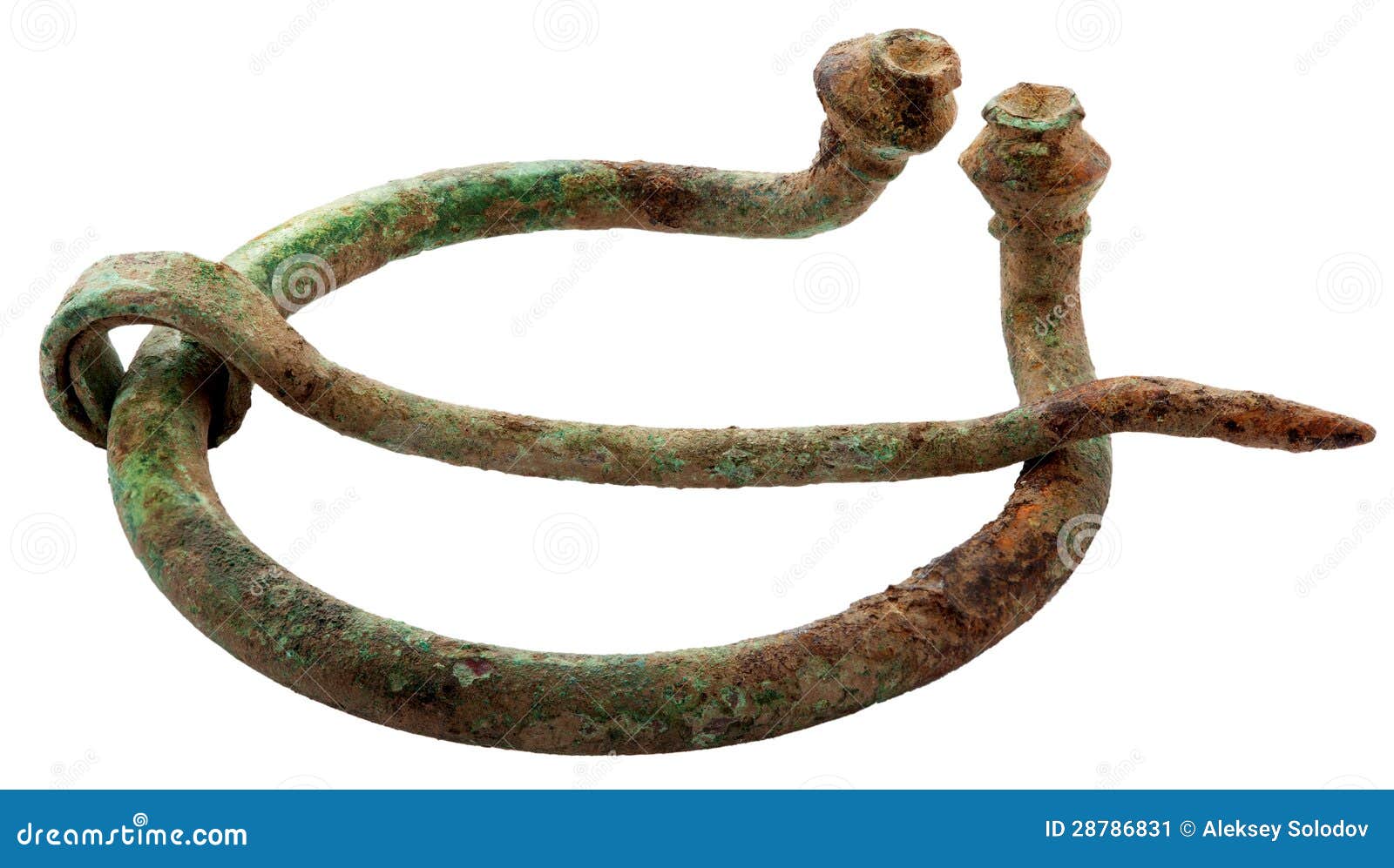 Fibula stock image. Image of oxides, buckle, corrosion - 28786831