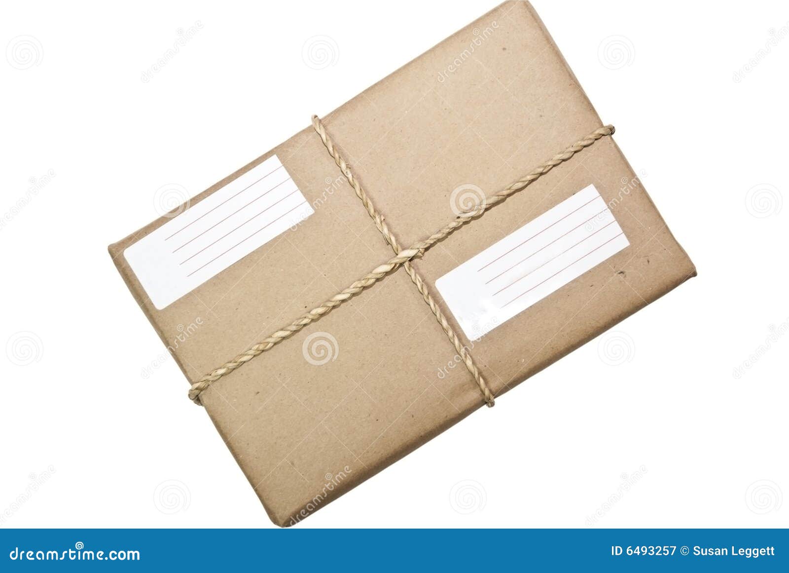 Ficelle De Colis De Module D'étiquette Image stock - Image du envoyez ...