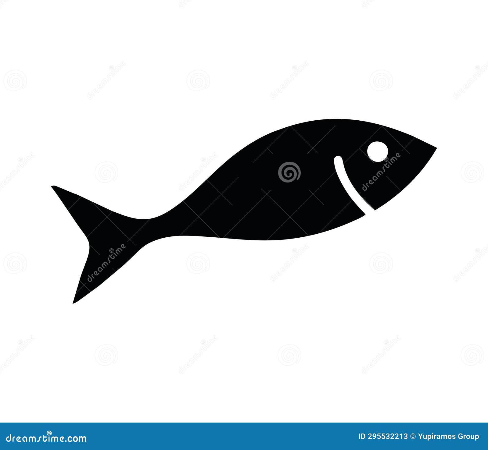 Fich icon illustration stock vector. Illustration of river - 295532213