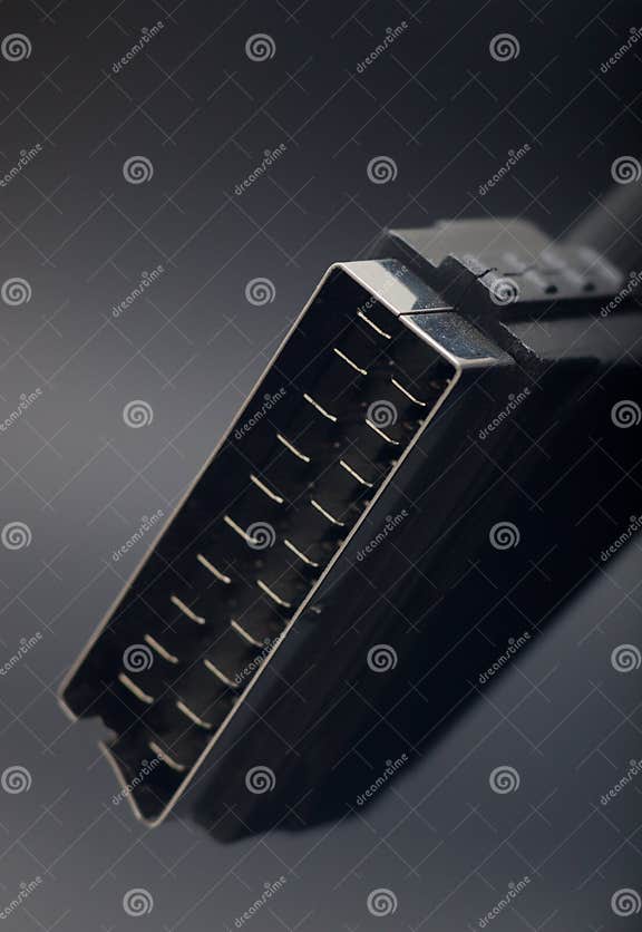 Fiche de Scart image stock. Image du entrée, entretien - 27176933