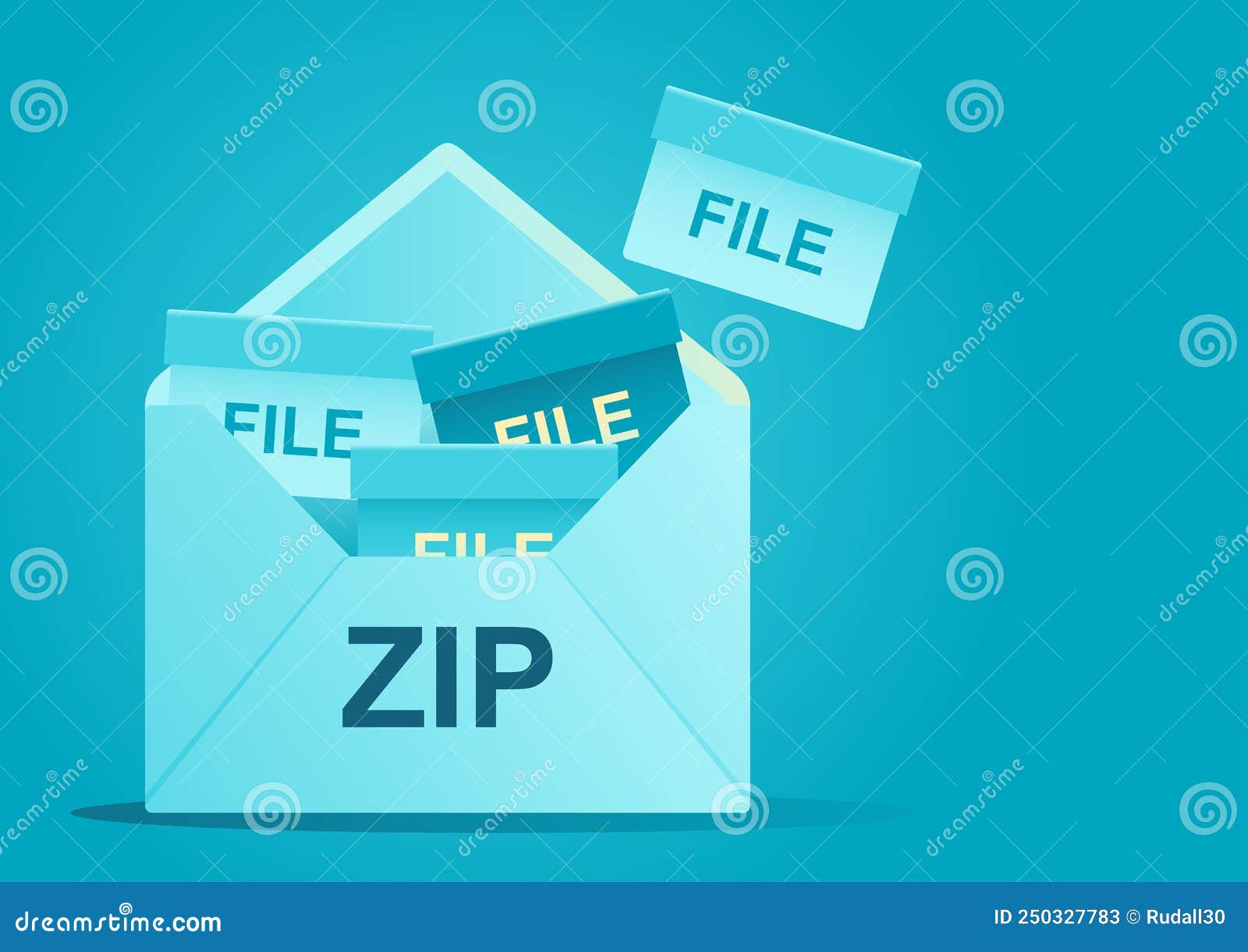 Fichier Zip Code Info Graphique Illustration de Vecteur - Illustration ...