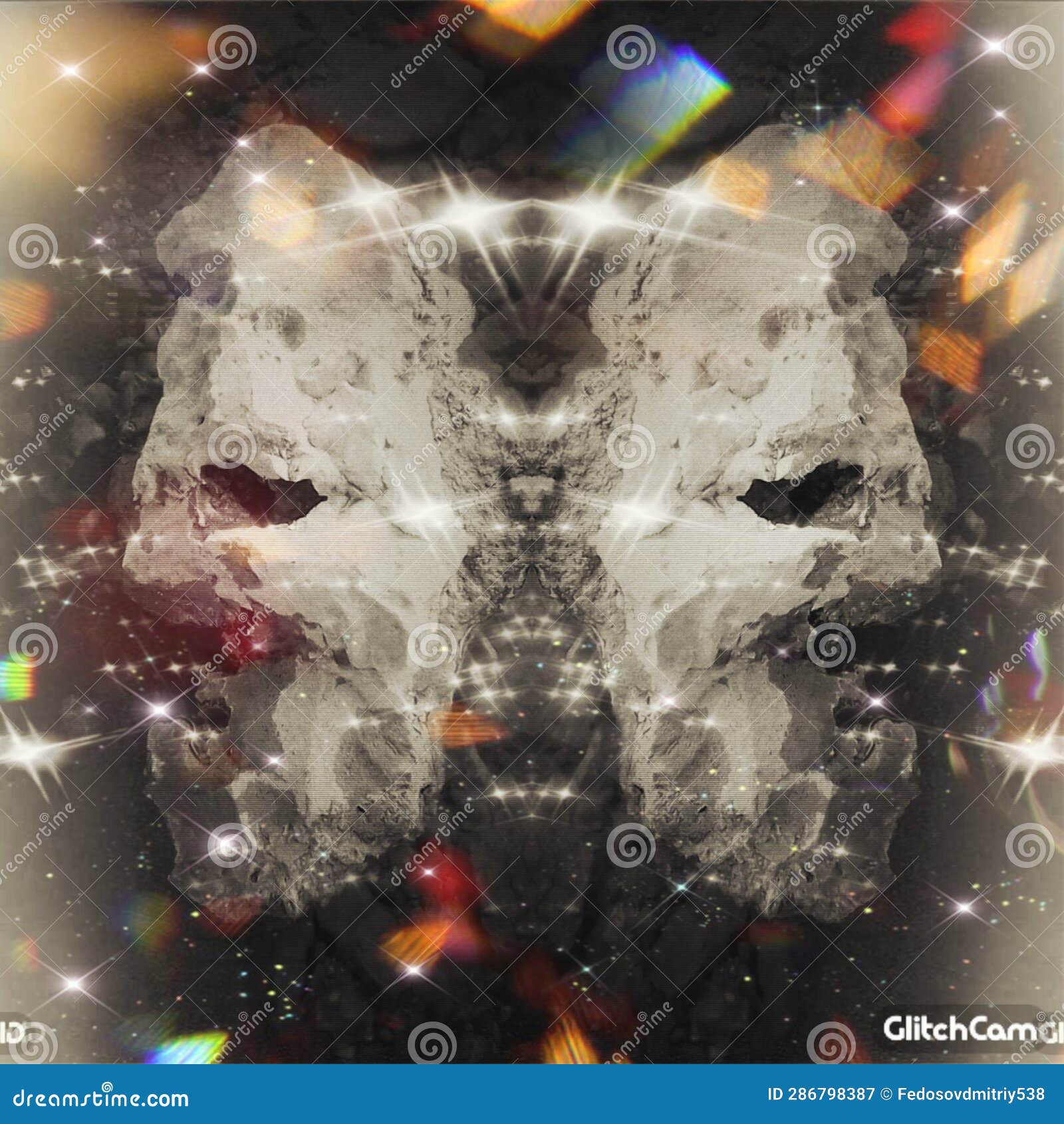 Fiction Illusion Graphics Pattern Abs Stock Illustration - Illustration ...