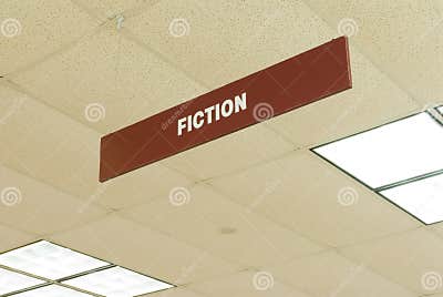 Fiction sign stock photo. Image of sign, fluorescent, fiction - 4775180