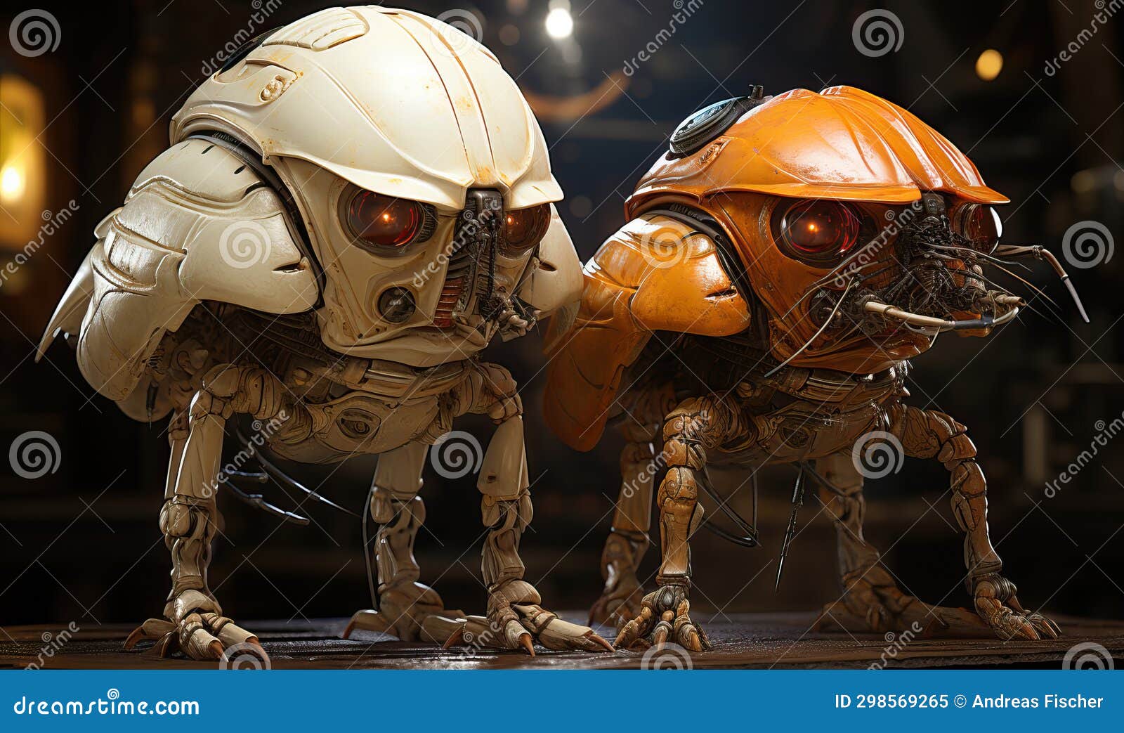 Fictional Creatures of Unknown Planets of the Galaxy. Stock Image ...