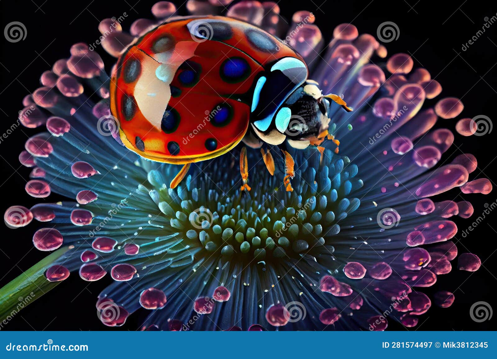 Fictional Insect. Illustration. Royalty-Free Stock Photography ...