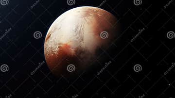 Fictional Planet Pluto in Space AI Generated Stock Photo - Image of ...