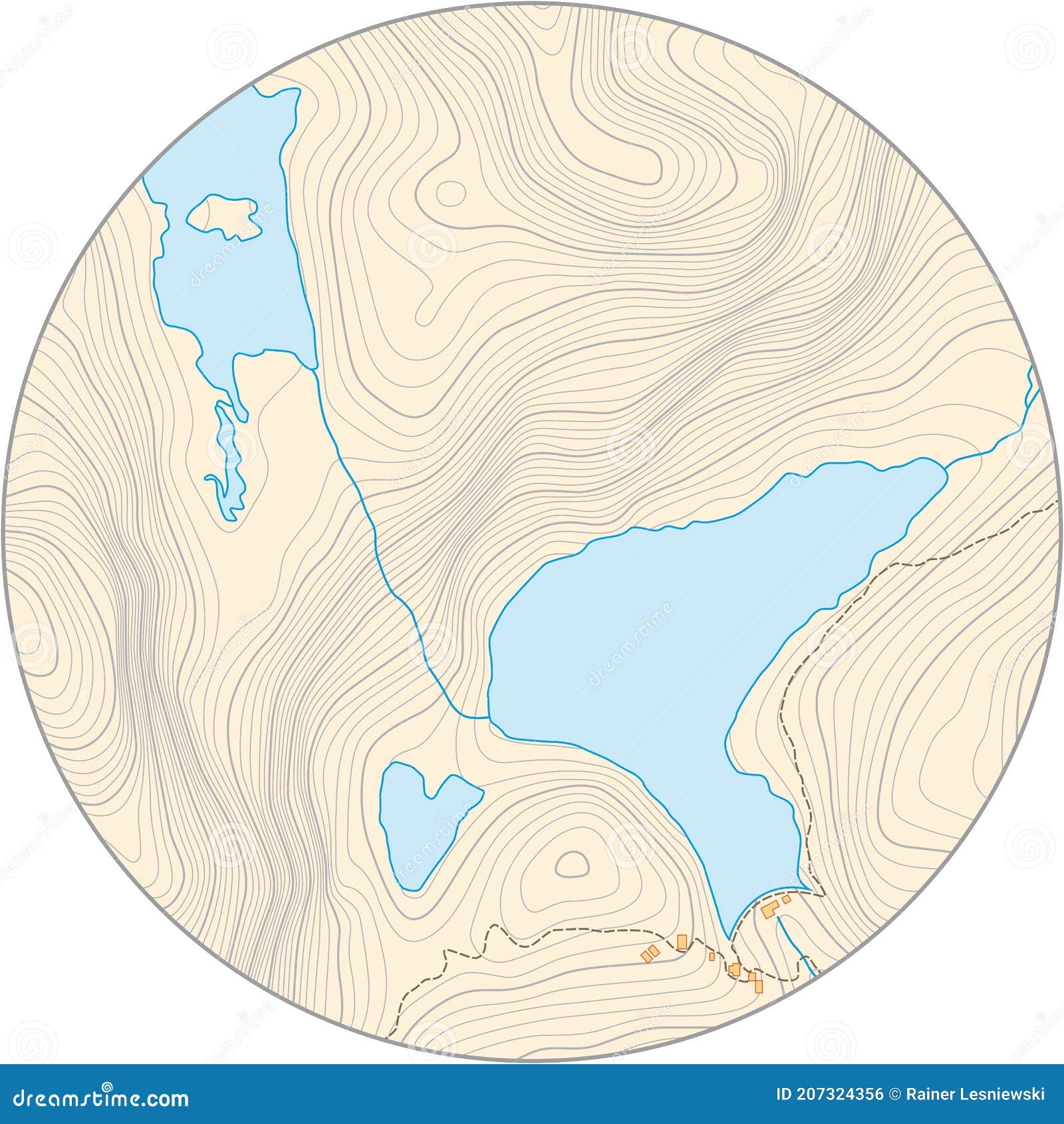 Elevation Topographic Hill Shade Map Of USA 3d Render With States ...
