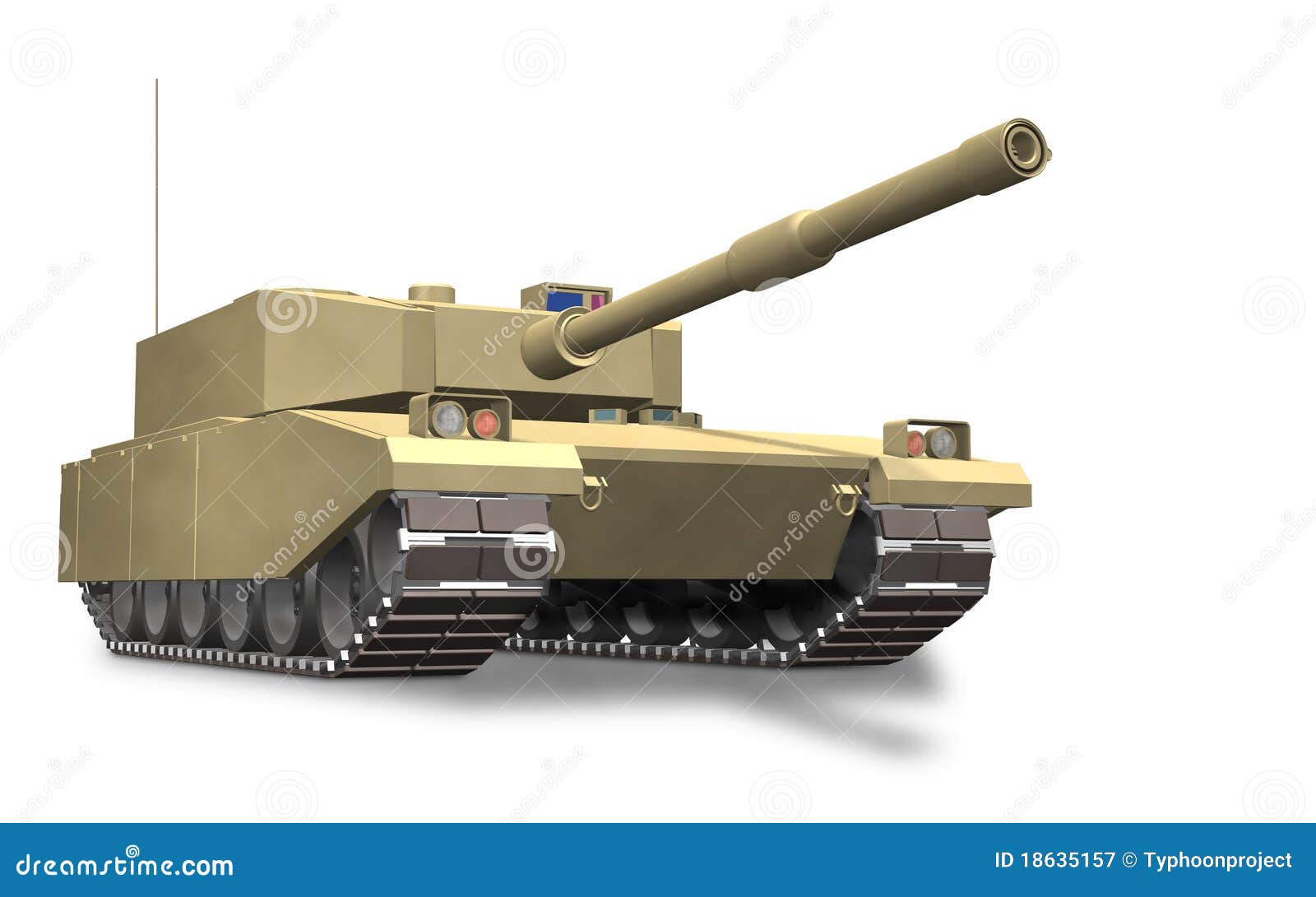 Fictional tank stock illustration. Illustration of destruction - 18635157