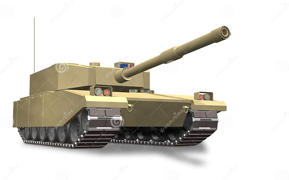 Fictional tank stock illustration. Illustration of destruction - 18635157