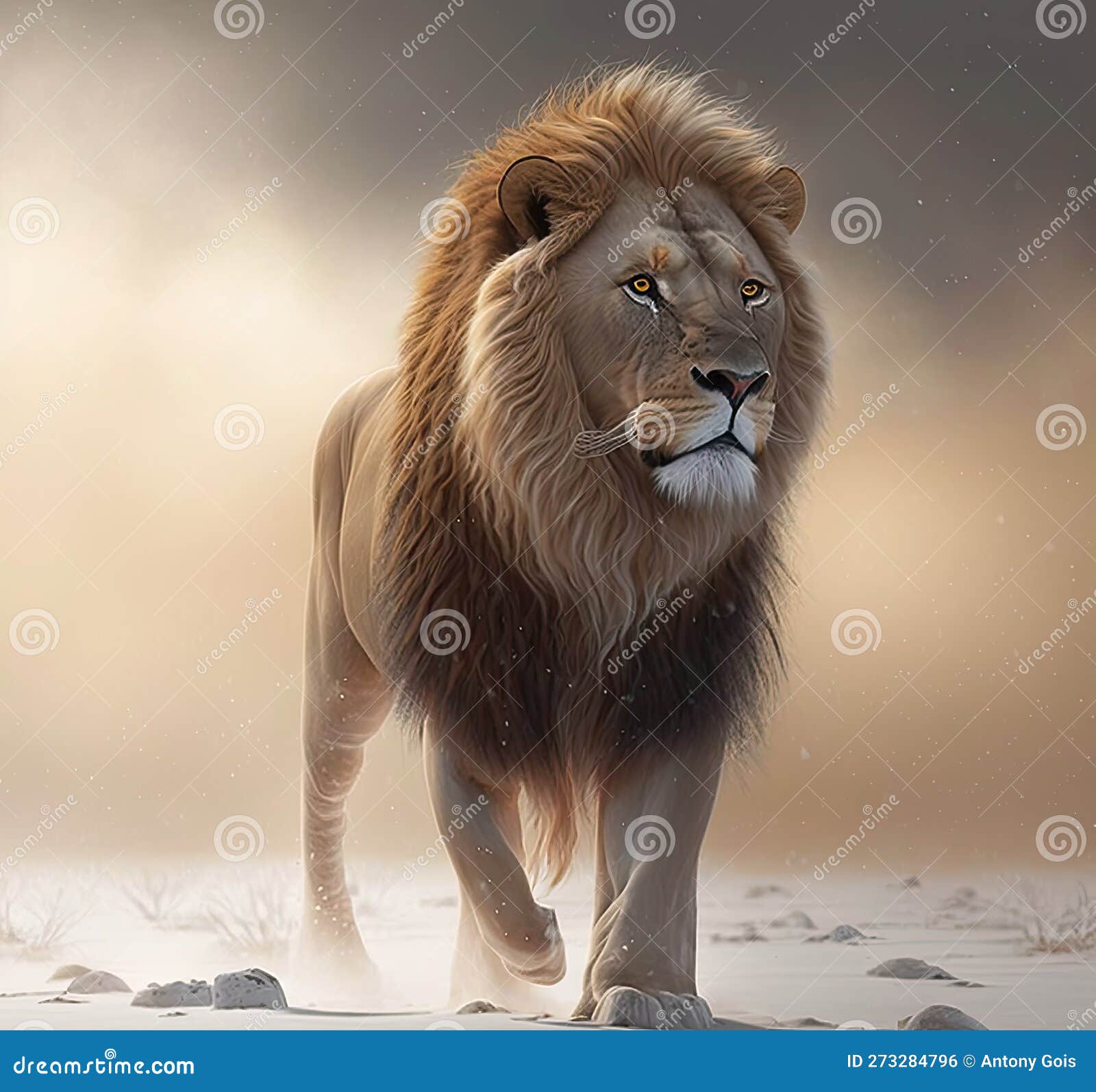 Fictional Wild Animals in High Quality Generative AI Stock Illustration ...