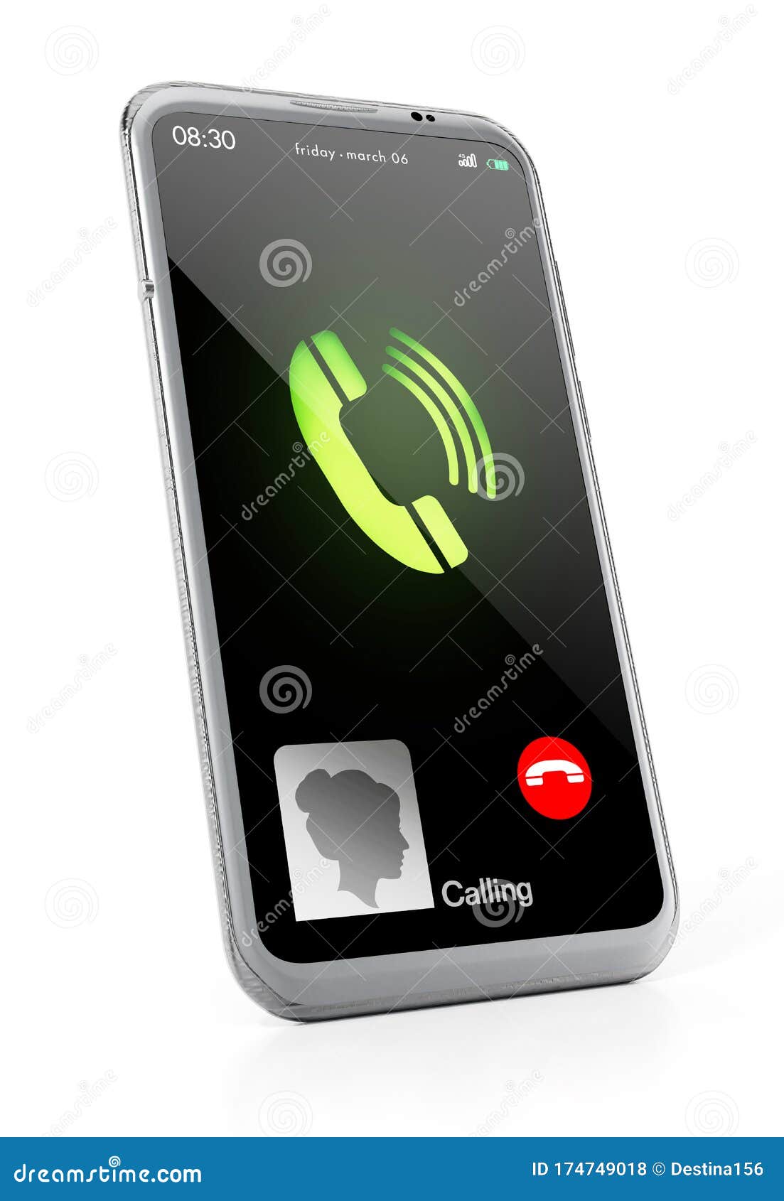 Smartphone Call Screen Mockup. Mobile Phone Interface Screen Incoming ... Smartphone Call Screen Mockup. Mobile Phone Interface Screen Incoming ...