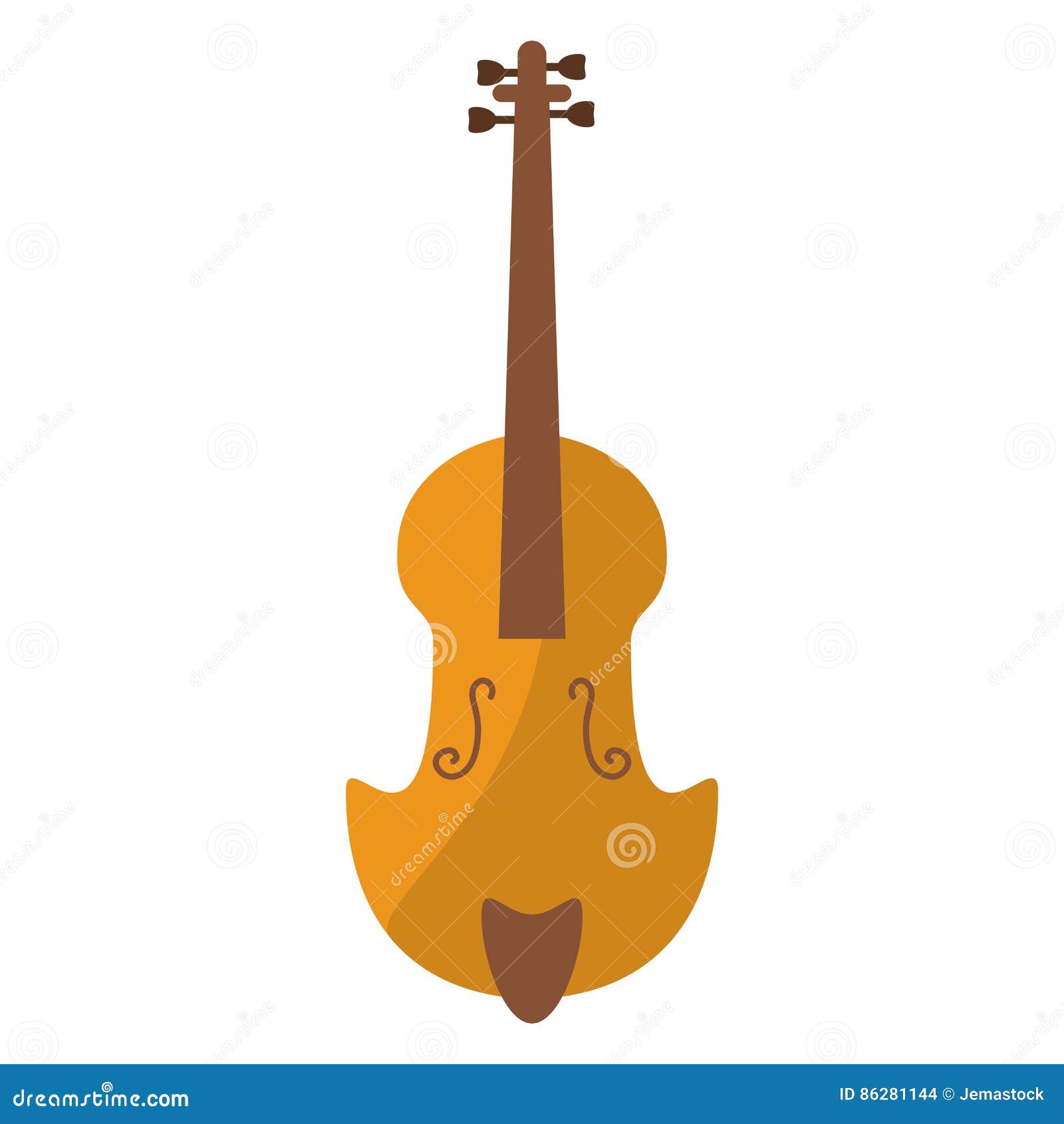 Fiddle Classical Music Instrument Stock Vector - Illustration of ...
