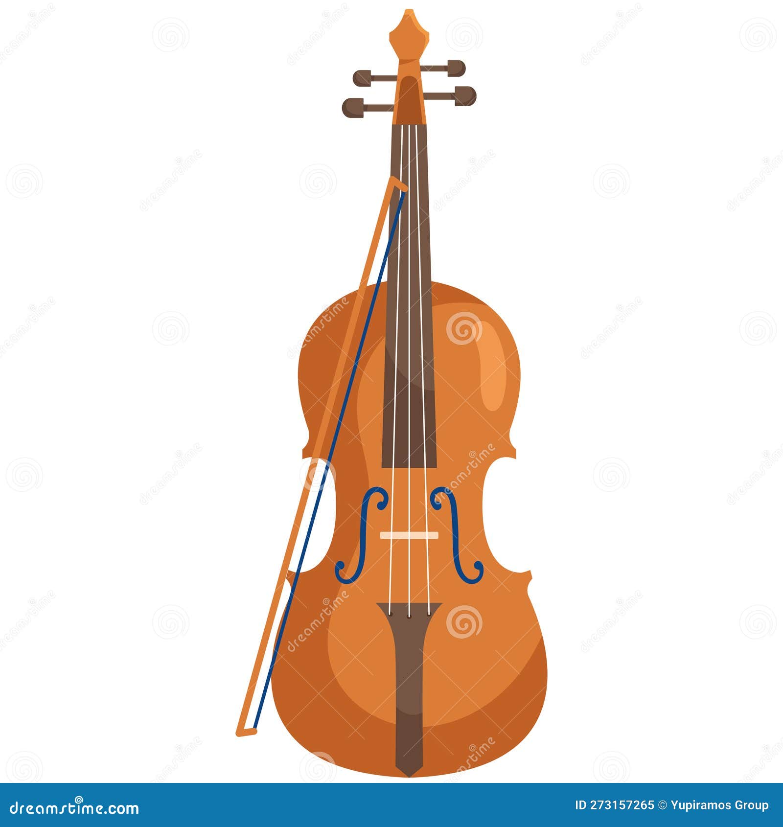 Fiddle instrument musical stock vector. Illustration of orchestra ...