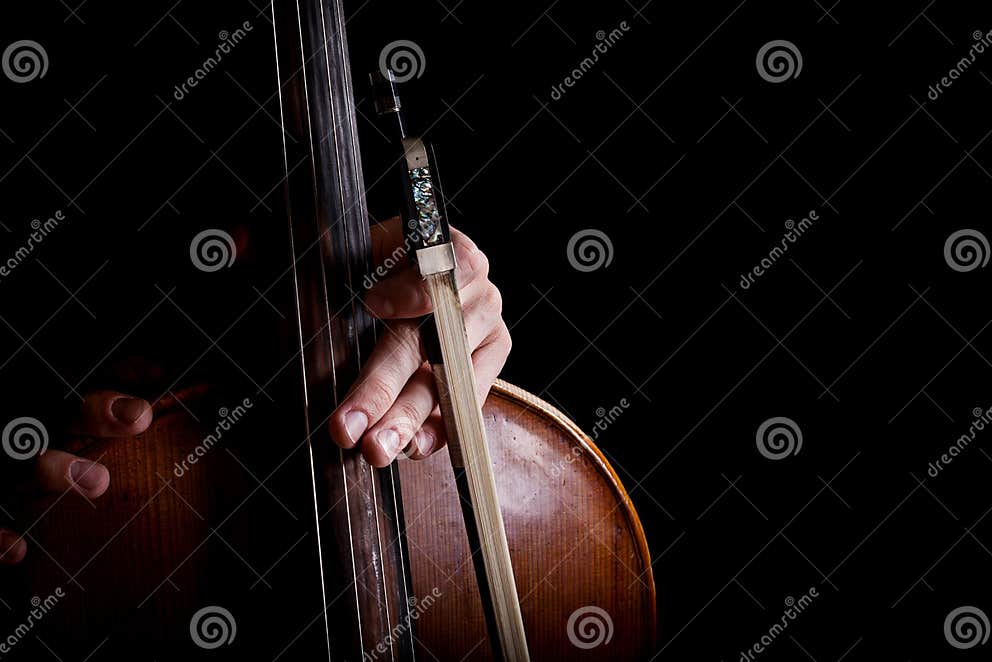 Fiddlestick in Hand Cellist Stock Image - Image of instrument, objects ...