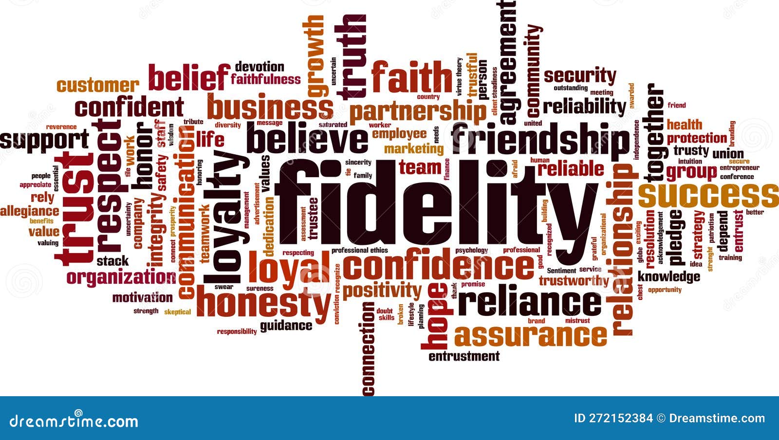 Fidelity Word Cloud Concept Stock Vector - Illustration of cloud, loyal ...