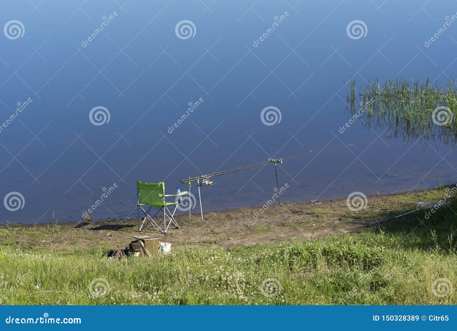 Fider stock image. Image of fisherman, water, grass - 150328389