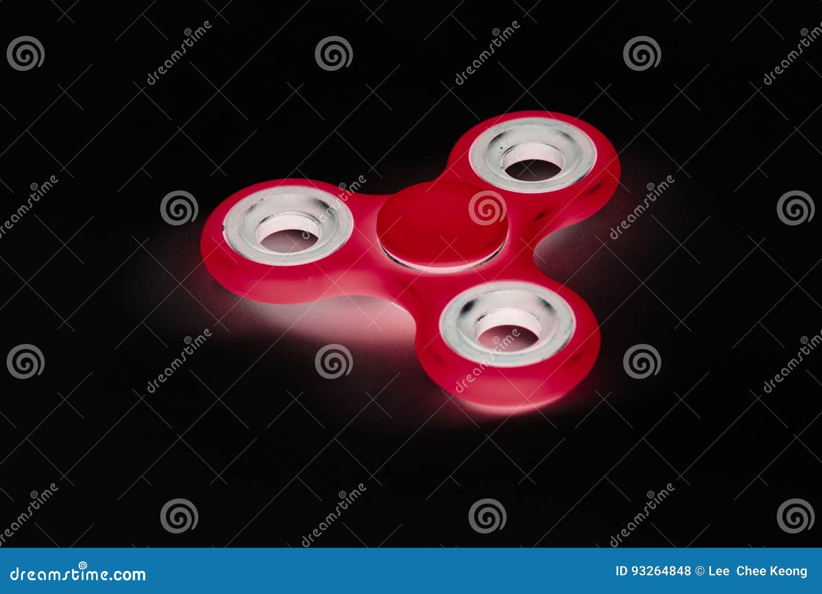 Fidget Spinner in Black Isolated Background Stock Photo - Image of ...
