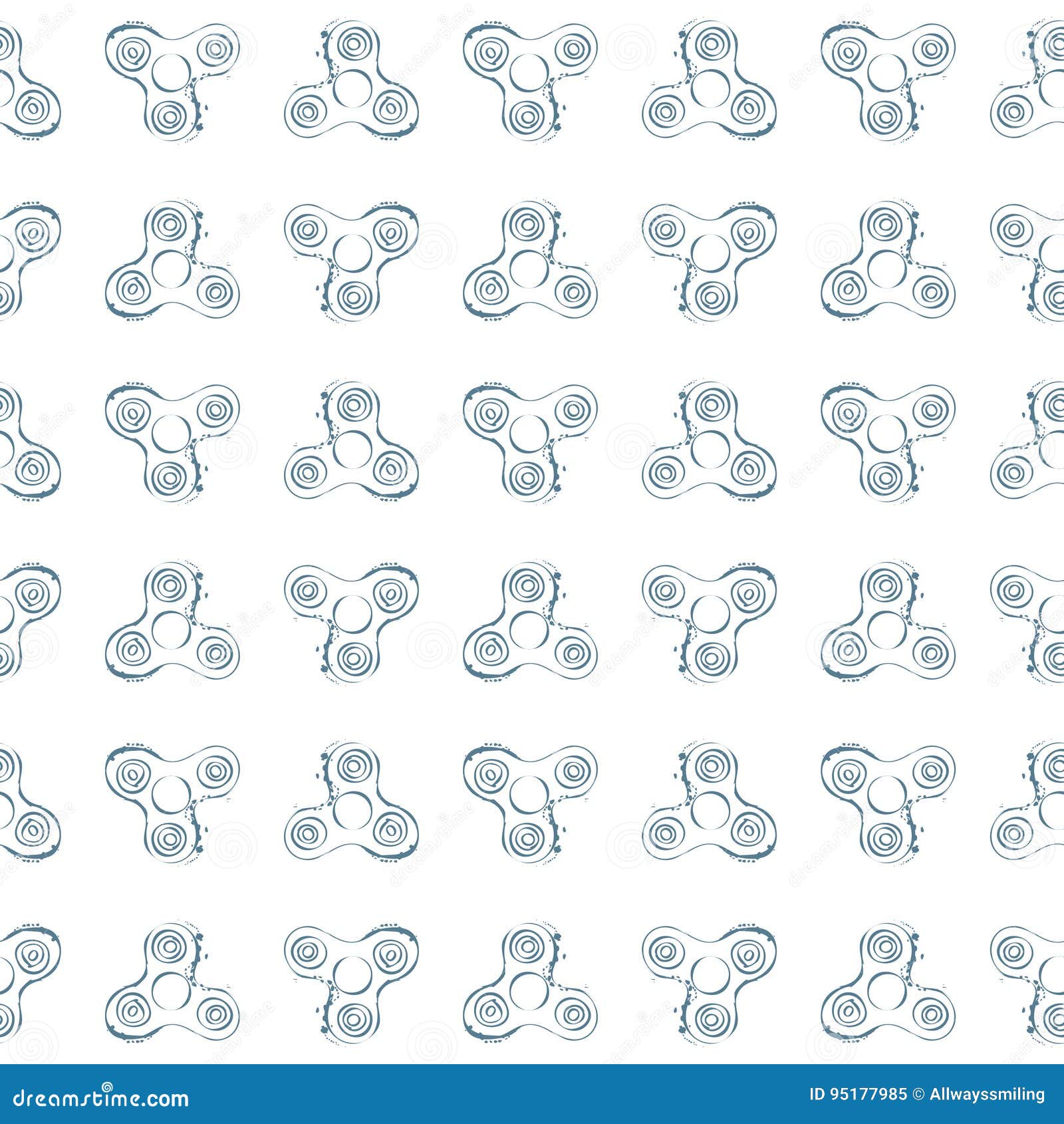 Fidget Spinner Hand Drawing Illustration and Lettering Calligraphy ...