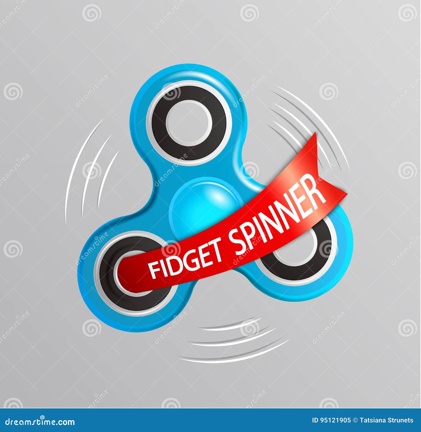 Fidget spinner logo. stock vector. Illustration of design - 95121905