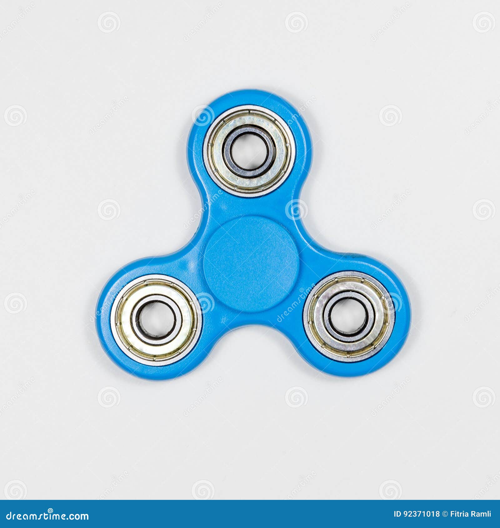Fidget Spinner on White Background Stock Photo - Image of roller, steel ...