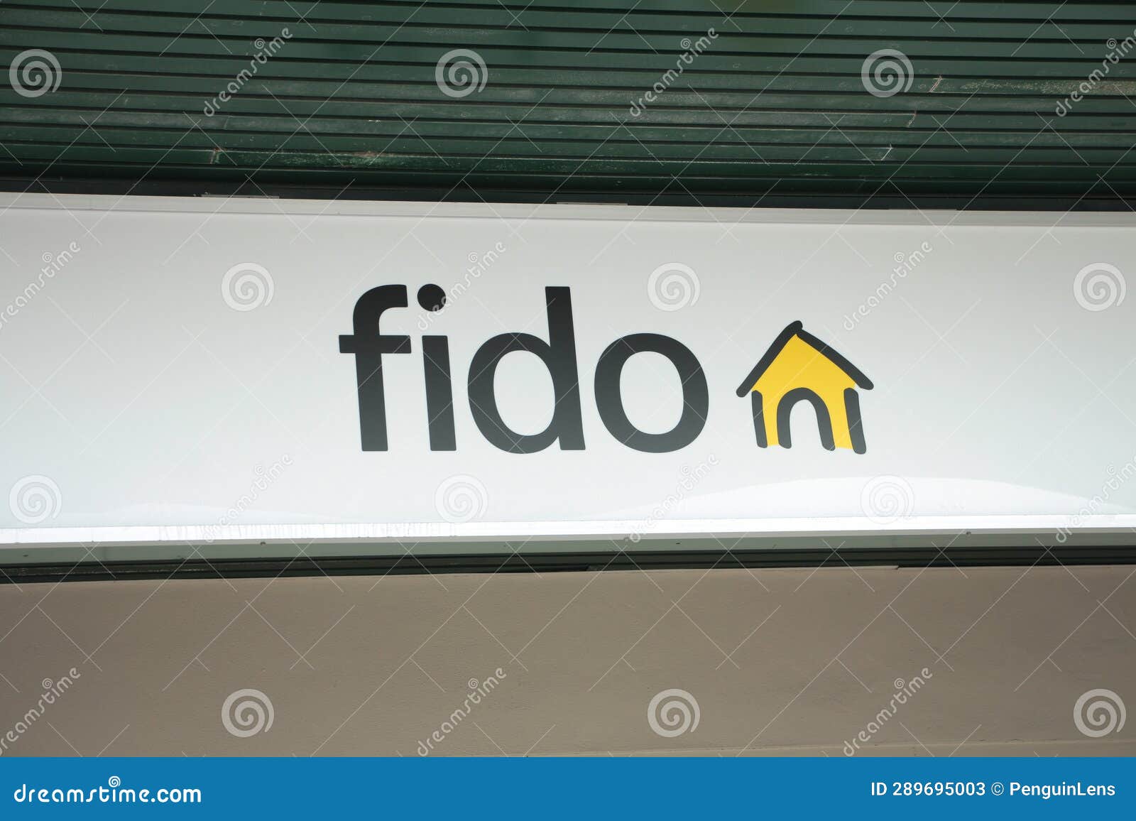 Tor, Canada - August 8, 2023: Fido Phone Cellular Service Store Logo ...