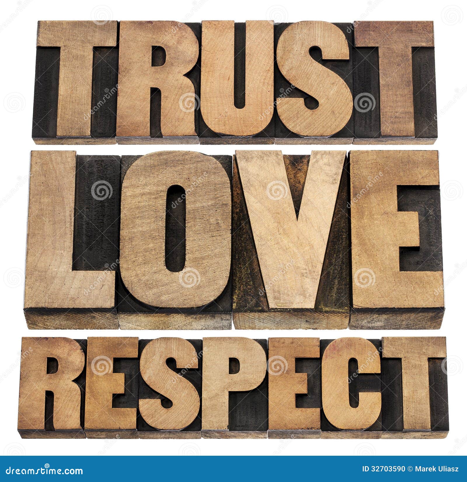 Fiducia, amore e rispetto fotografia stock. Immagine di segno - 32703590