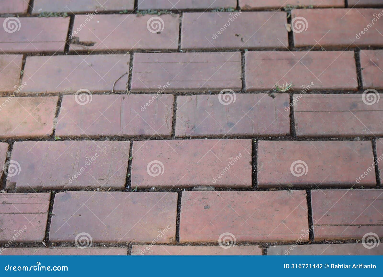 Field with a Block Paving Pattern Stock Photo - Image of wood, iron ...