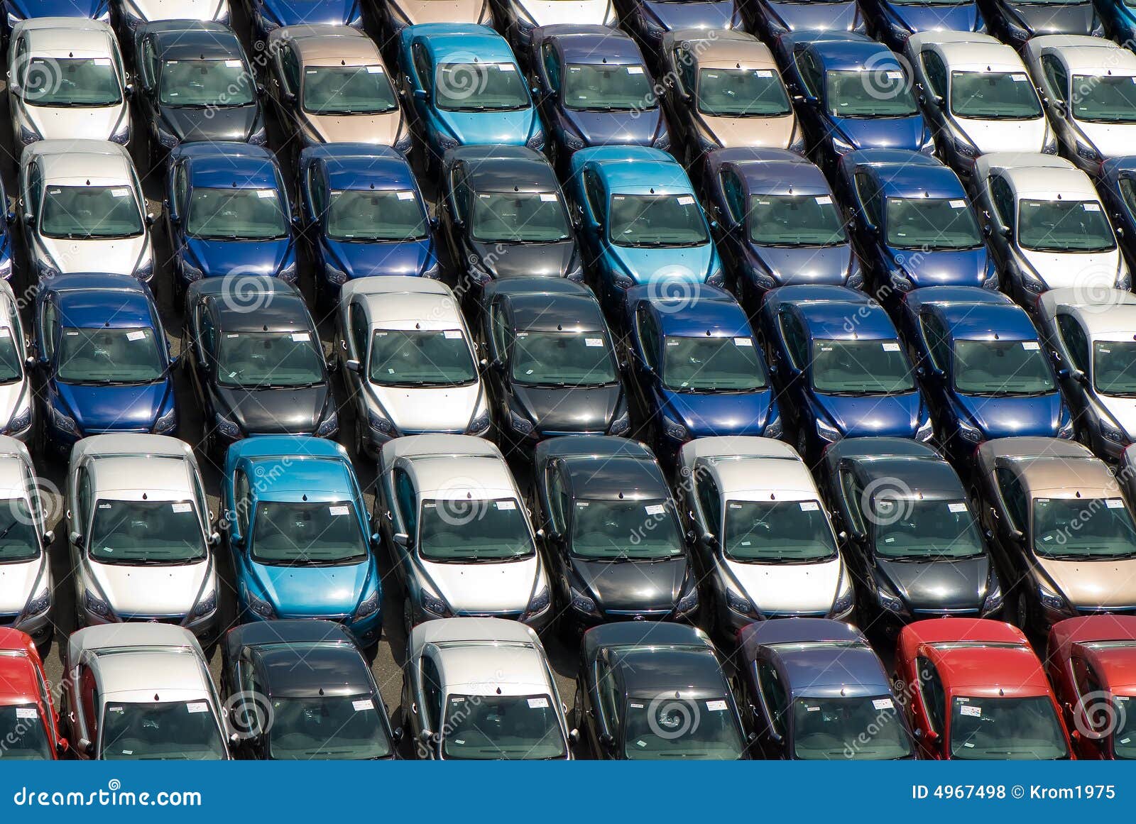 Field of cars stock photo. Image of pattern, traffic, urban - 4967498