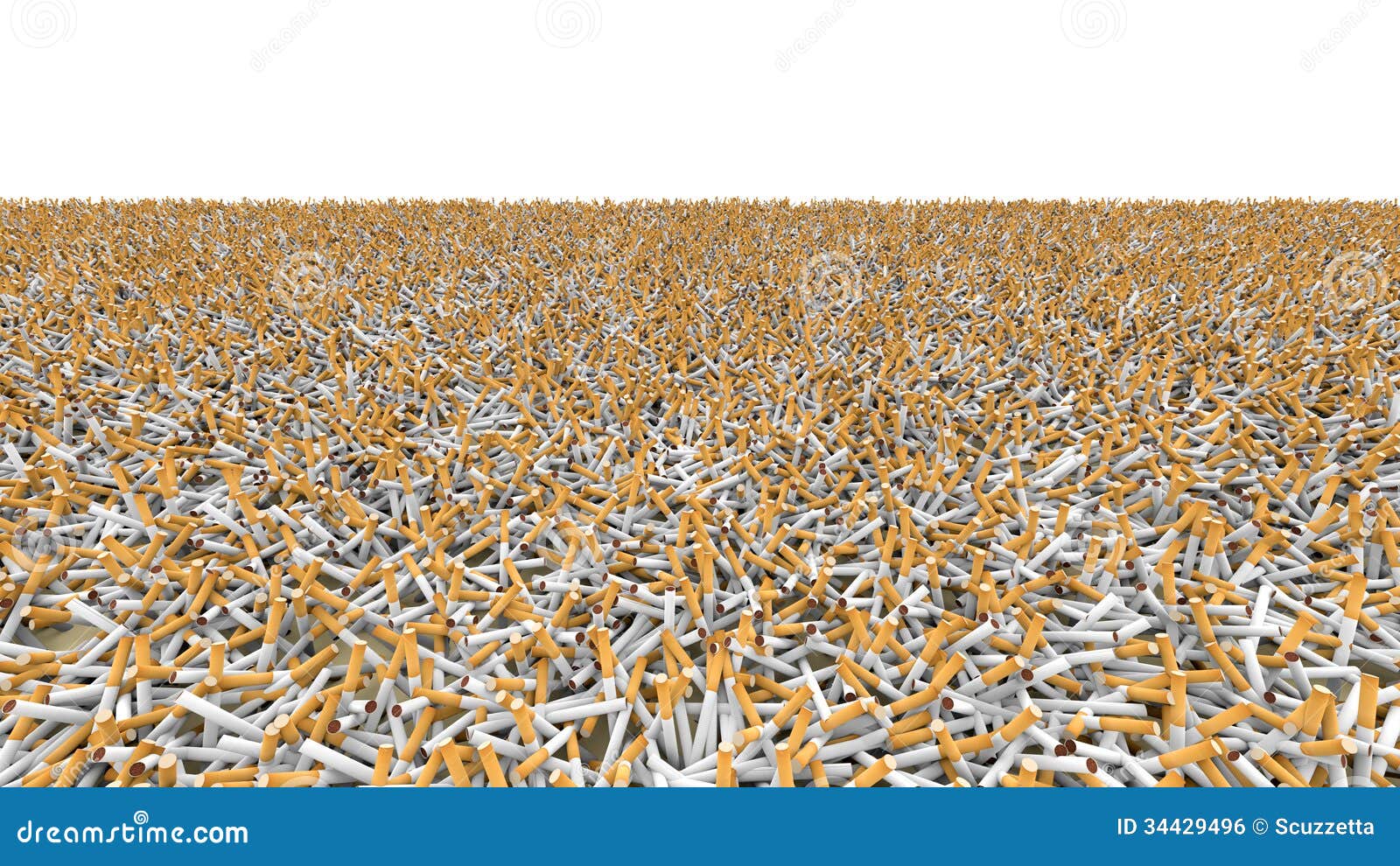 Field of cigarettes stock illustration. Illustration of consumption ...