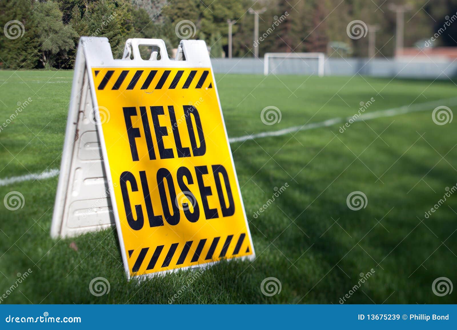 Field closed stock image. Image of california, college - 13675239