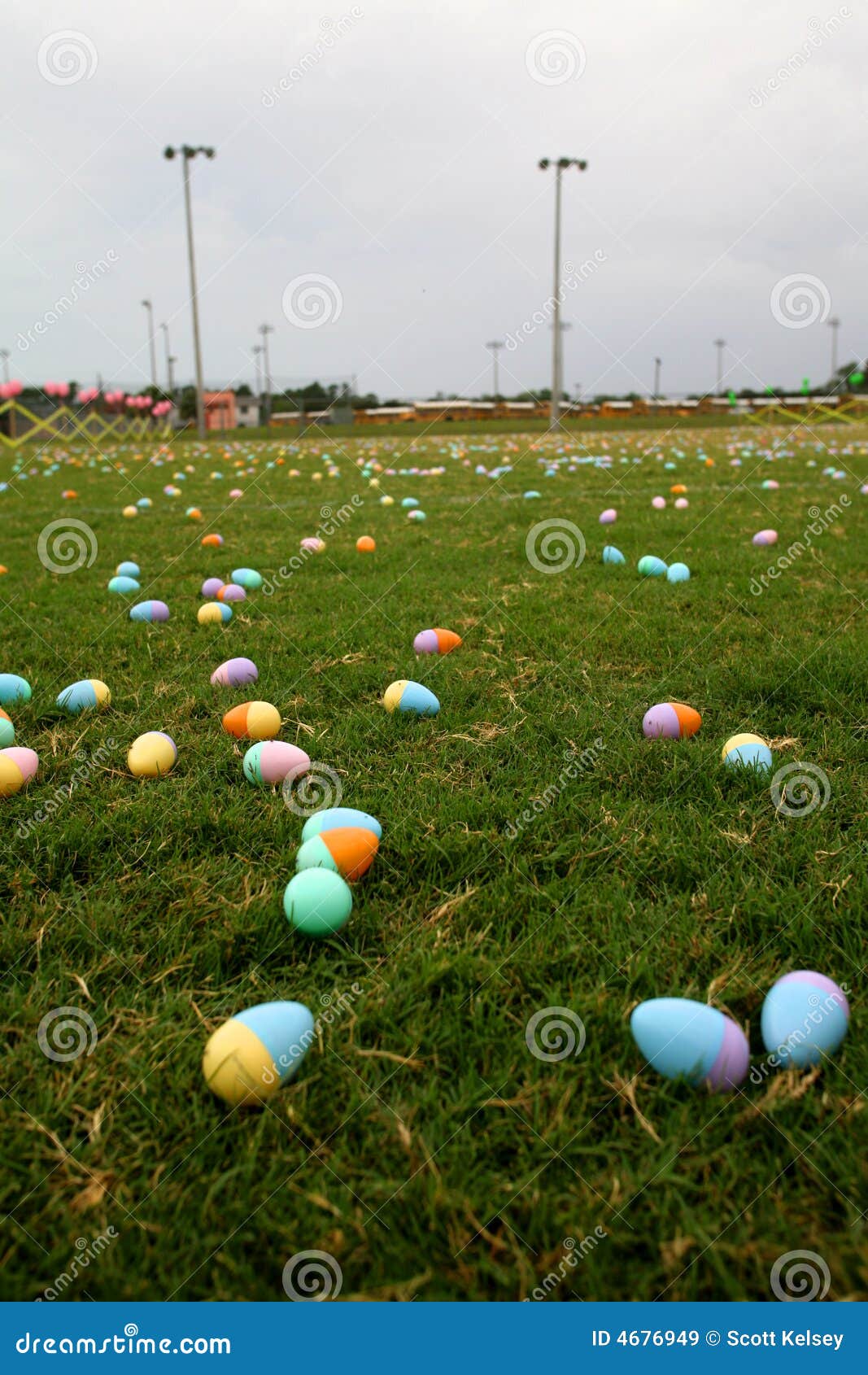 Field of easter eggs stock image. Image of eggs, sunday - 4676949