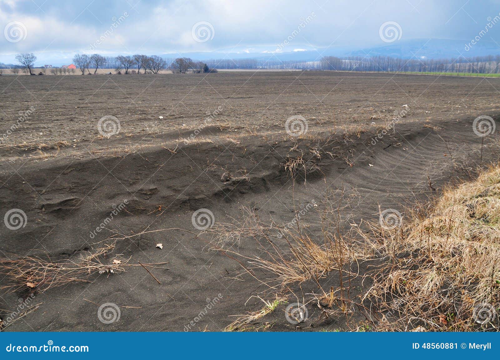 Field erosion stock image. Image of agriculture, damage - 48560881