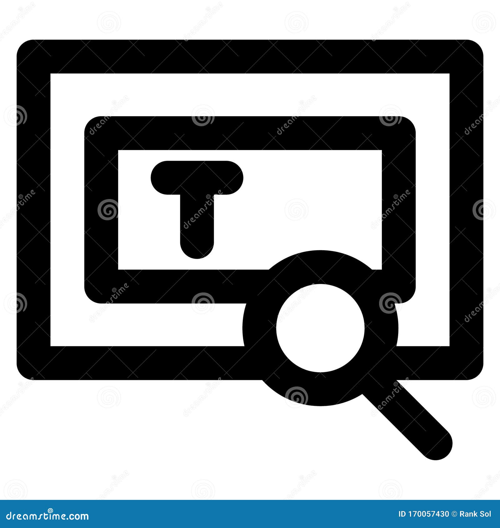 Field, Form Bold Vector Icon Which Can Be Easily Modified or Edited ...