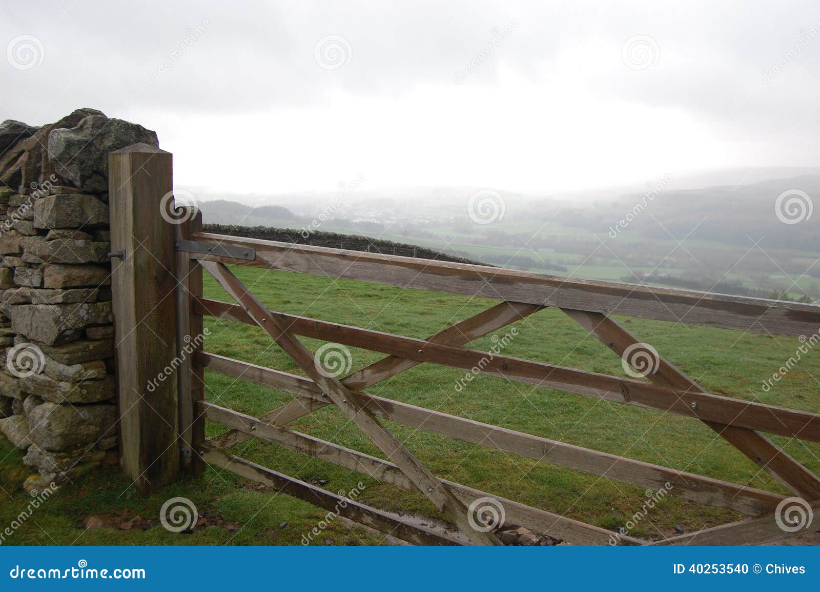 Field gate stock photo. Image of gatepost, wall, upper - 40253540