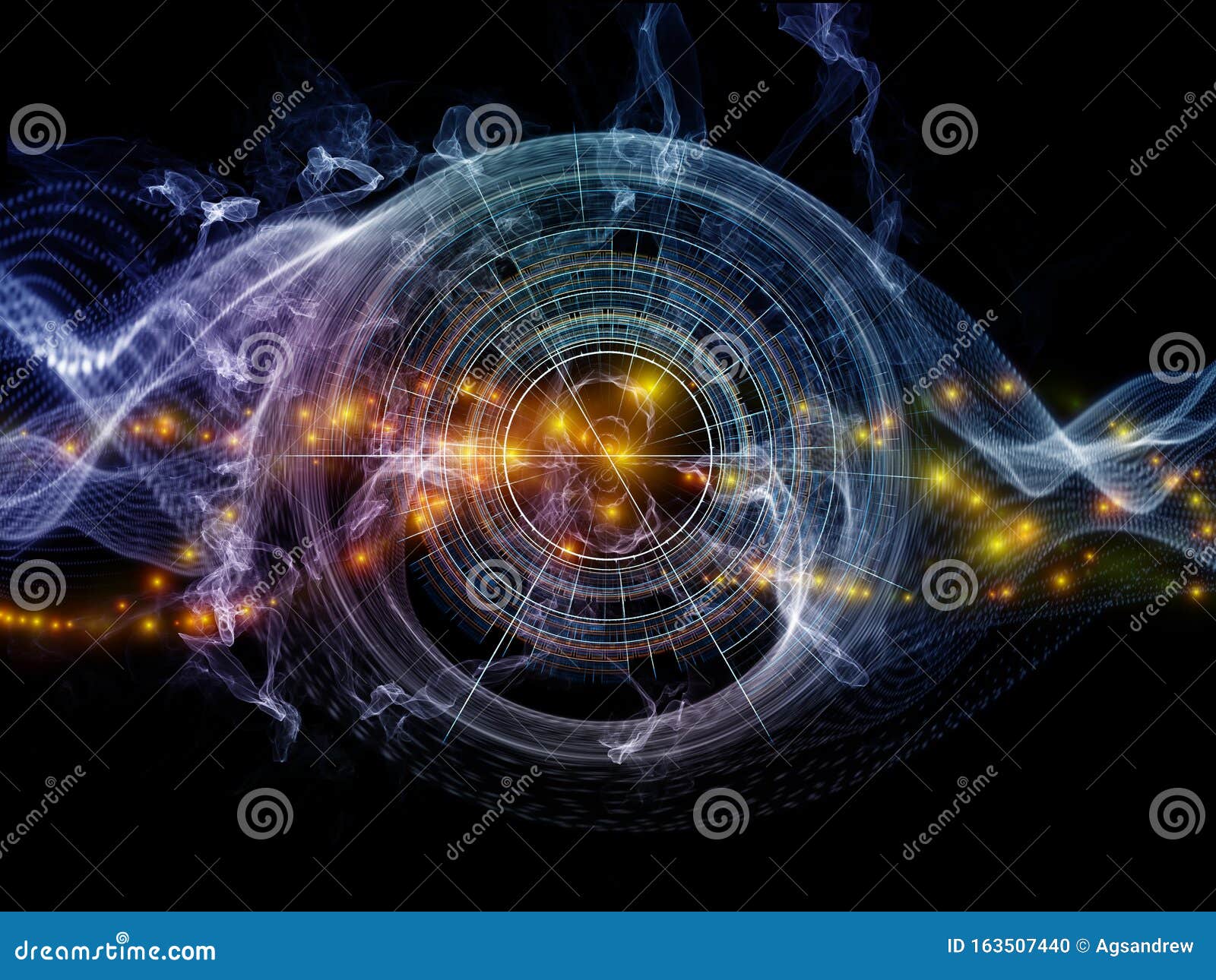 Field Generator stock illustration. Illustration of motion - 163507440