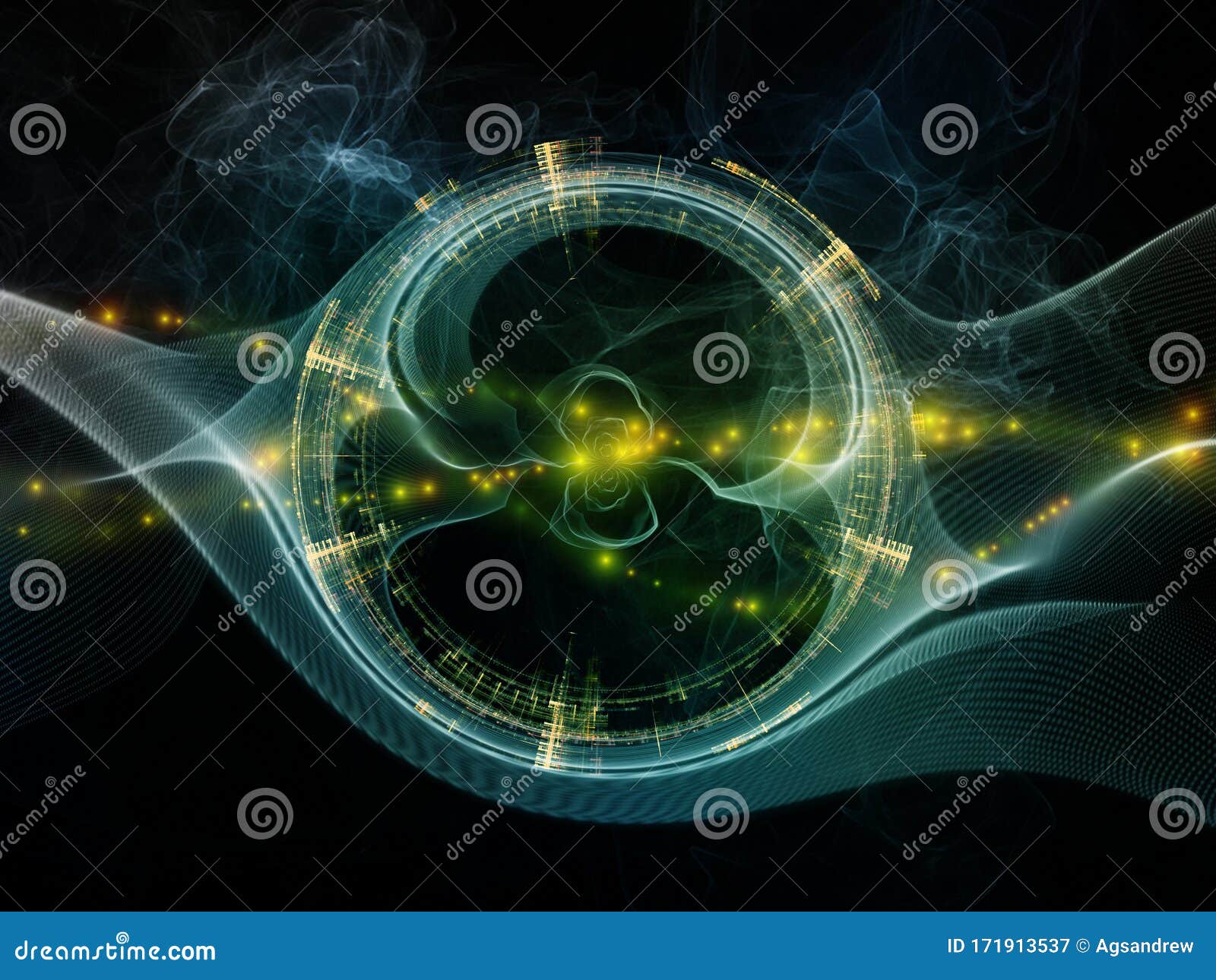 Field Generator stock illustration. Illustration of rendering - 171913537