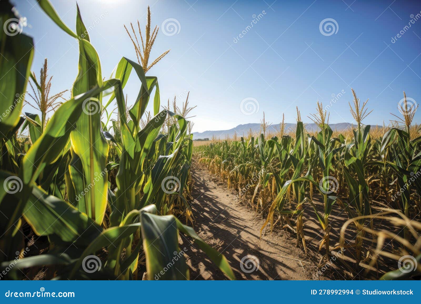 Field of Gm Crops, Growing in Bountiful Harvest Stock Photo - Image of ...