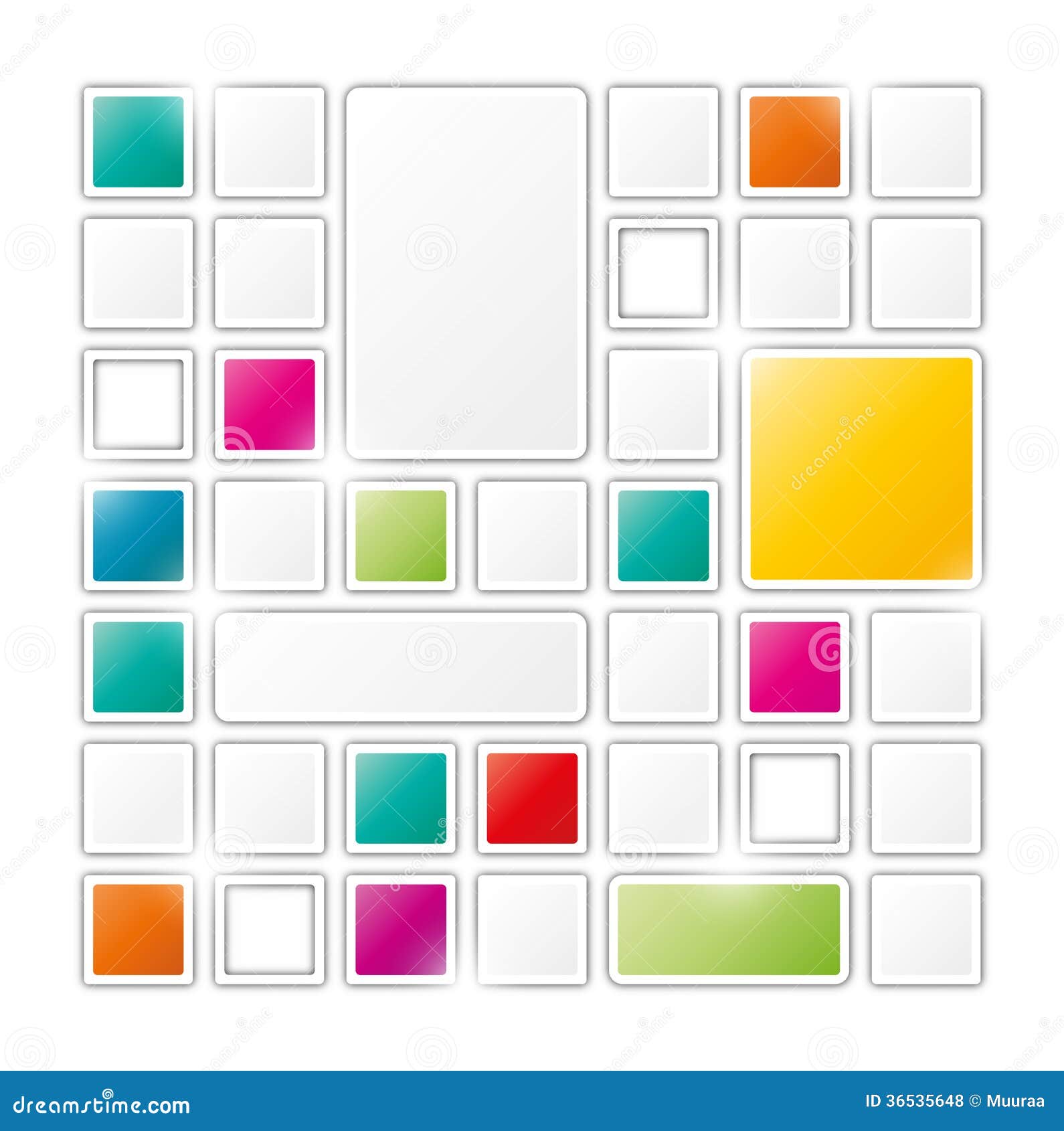 Field of Gray and Color Squares Stock Vector - Illustration of graphic ...