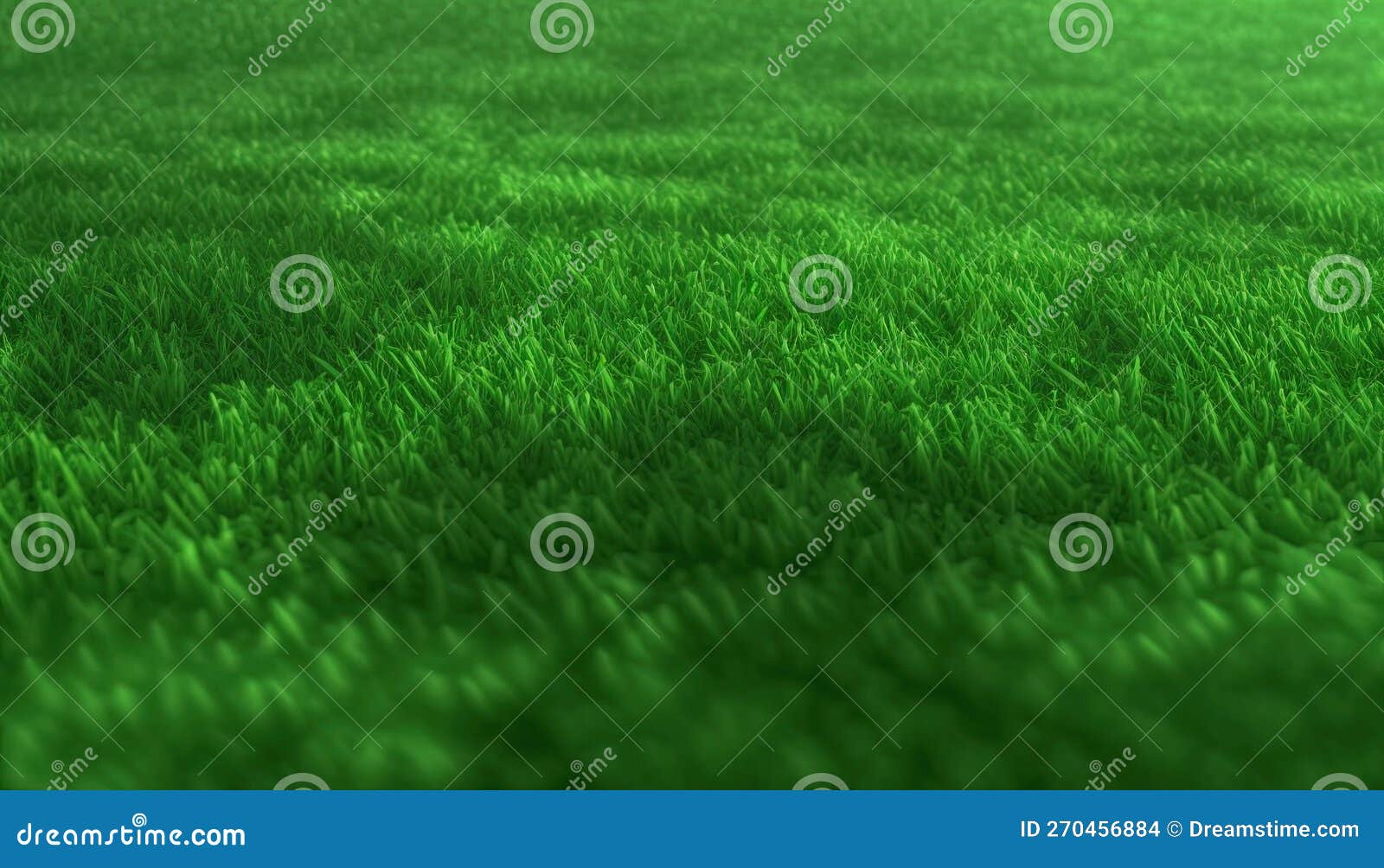 A Field of Green Grass with a Blurry Image of the Grass. Stock ...