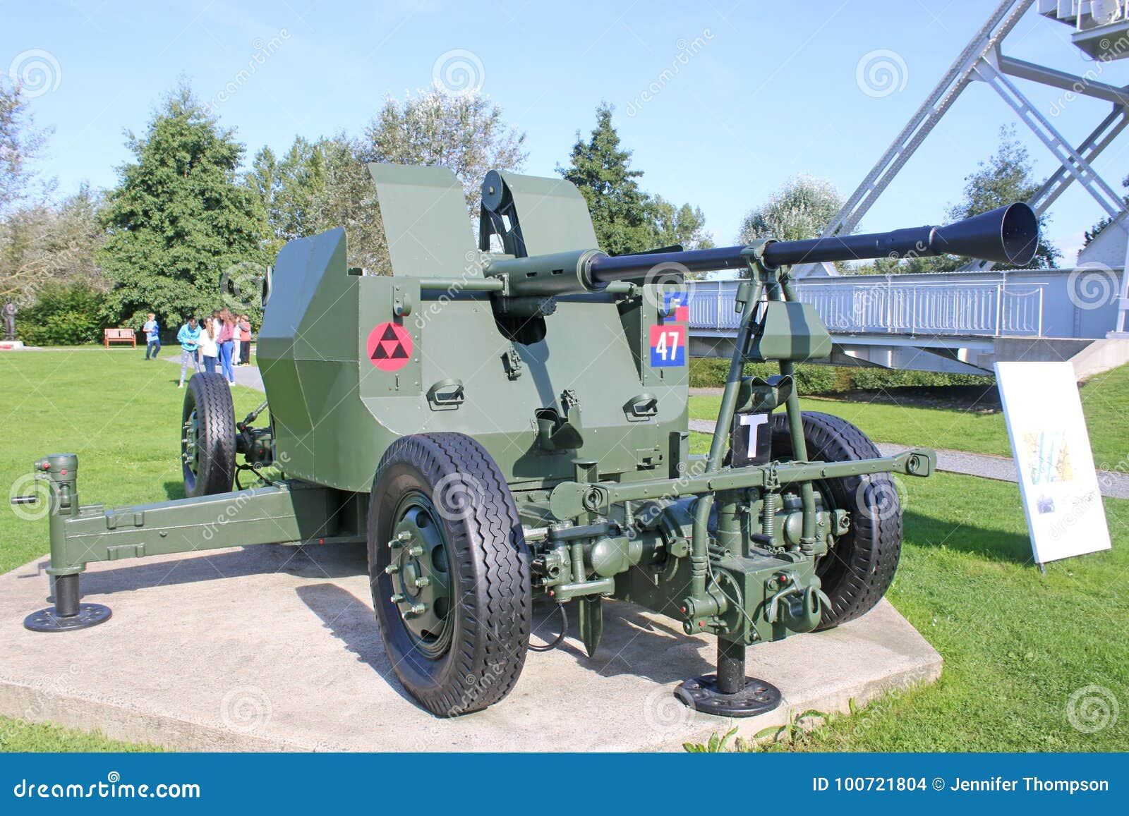 Field Gun by Pegasus Bridge Editorial Stock Image - Image of cannon ...