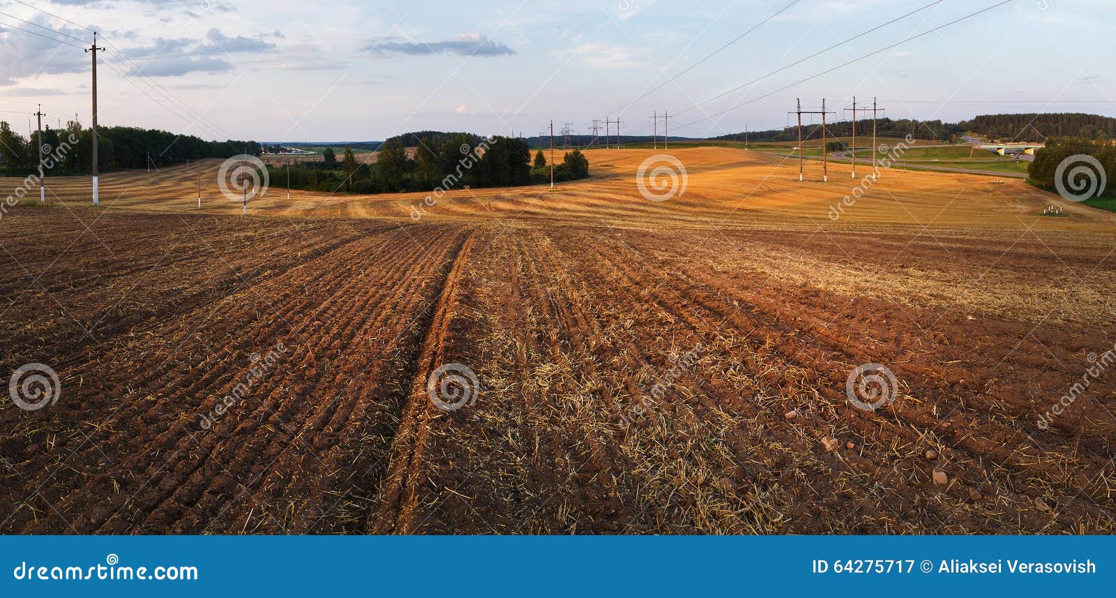 Field after harvest stock image. Image of field, environment - 64275717